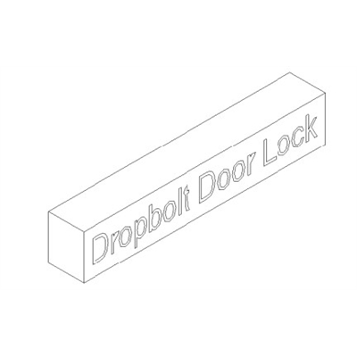 SCD-ELK-ADB-Dropbolt Lock-__ | BIM Objects Library | BIM Objects ...