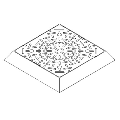 PLM-DRN-ADB-Manhole Cover-03 | BIM Objects Library | BIM Objects ...