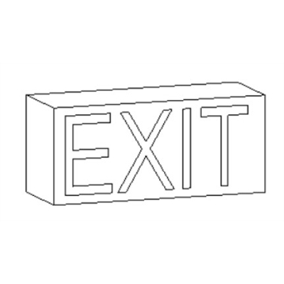 SPQ-FSI-ADB-Exit Sign-__ | BIM Objects Library | BIM Objects ...